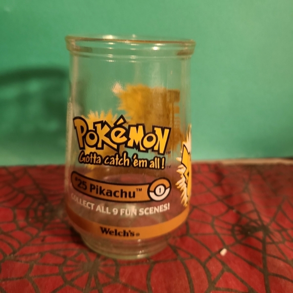 Other | 1999 Welchs Pokemon Jelly Jar 5 Pickucheu Box 94d | Poshmark